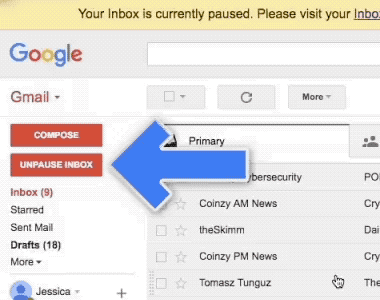 Pause Gmail